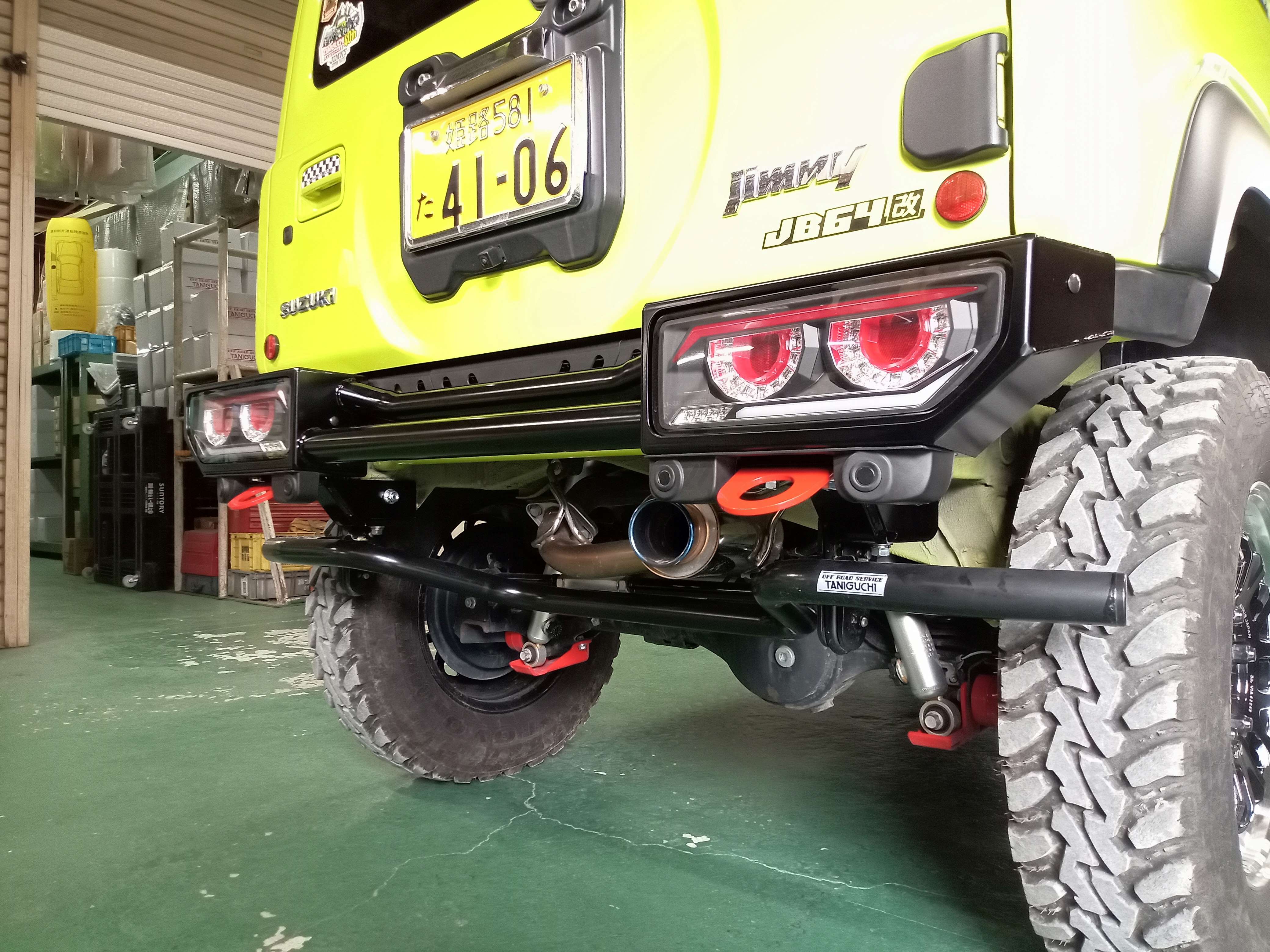 JB64･74-4型用パーキングセンサー移設カバー発売！ | ジムニーのカスタムパーツ専門店 | オフロードサービスタニグチ