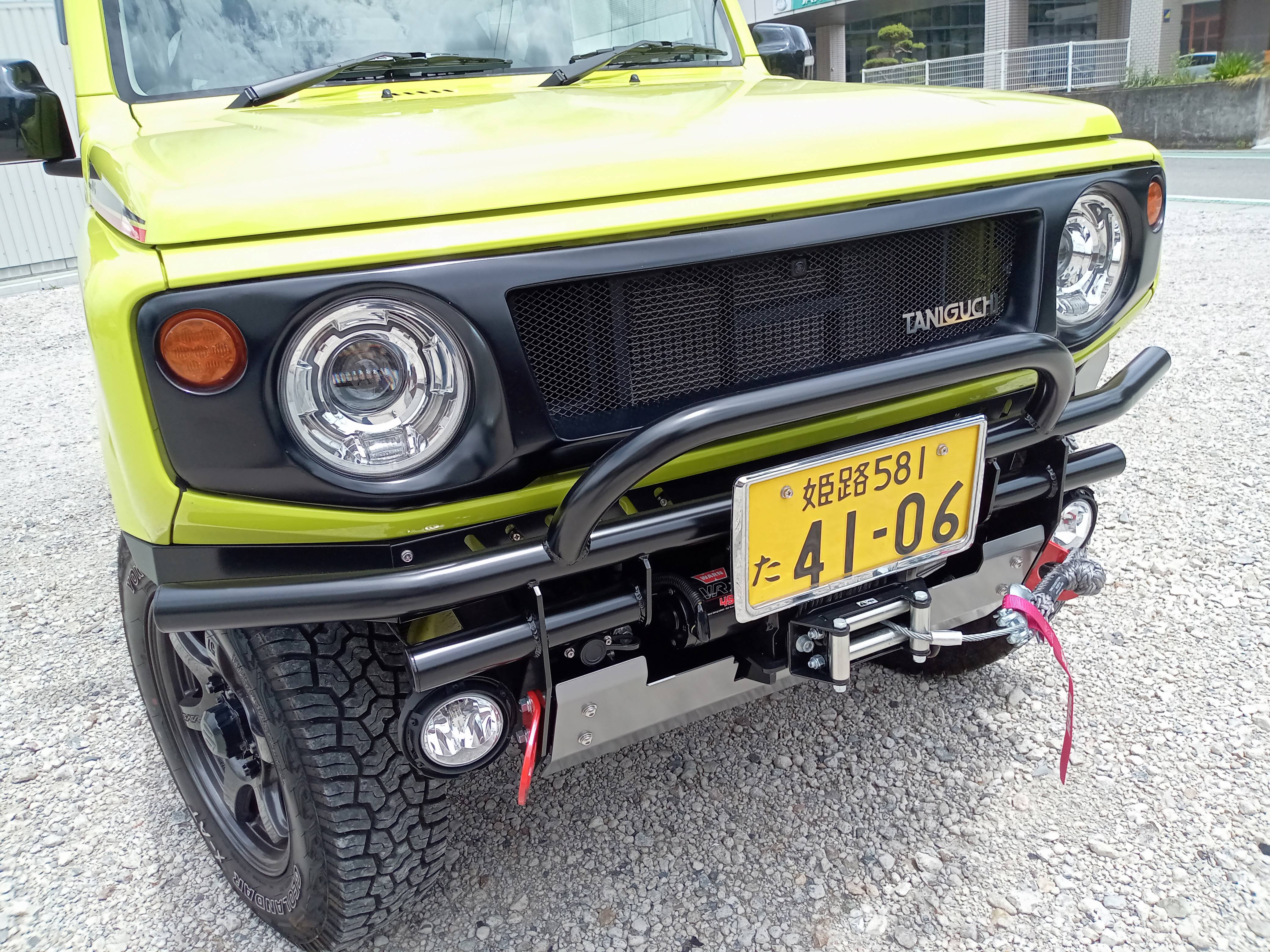 JB64･74ウインチバンパー/専用スキッドプレート発売！ | ジムニーのカスタムパーツ専門店 | オフロードサービスタニグチ